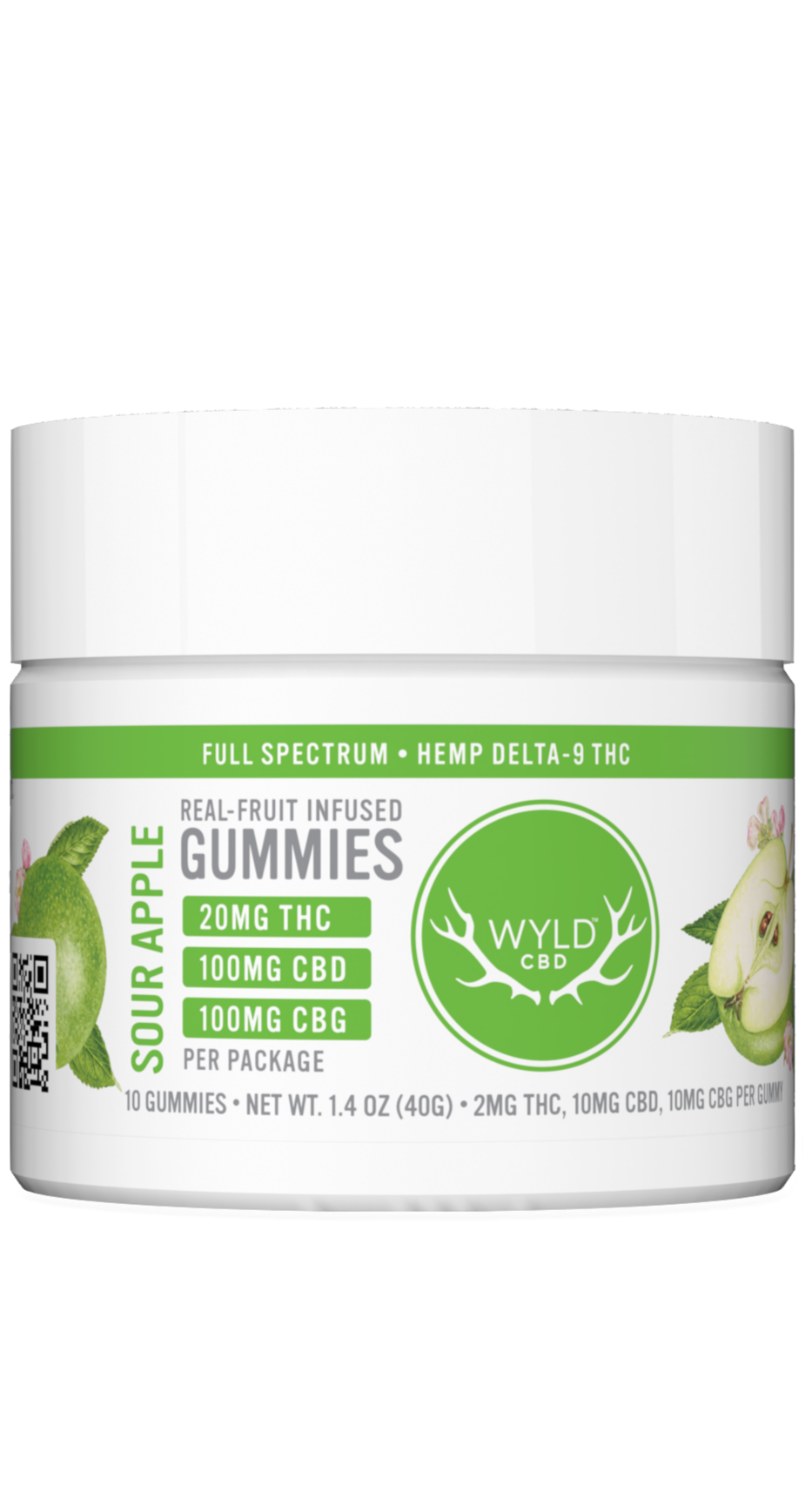 Sour Apple Gummies – WYLD CBD