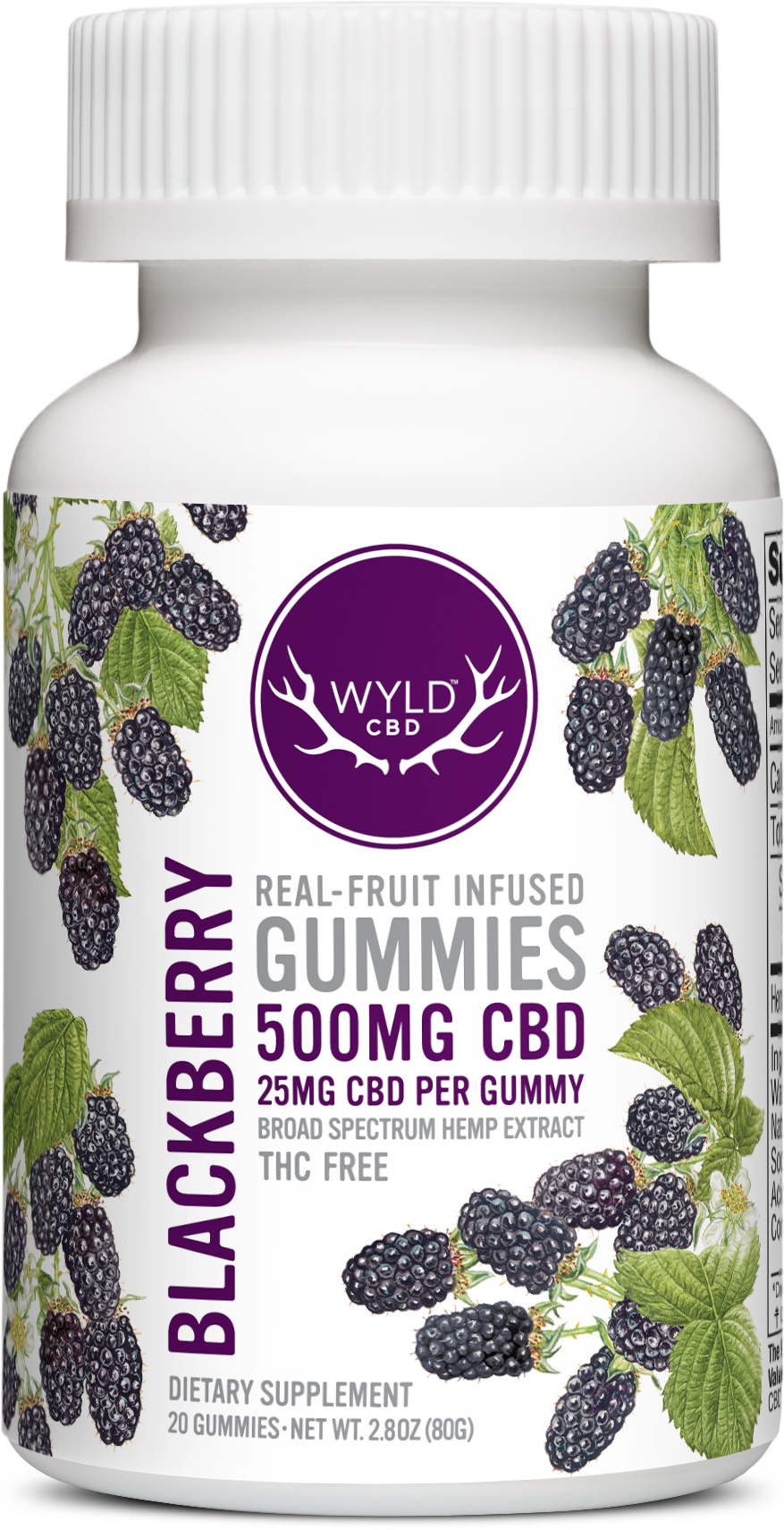 Blackberry Gummies – WYLD CBD