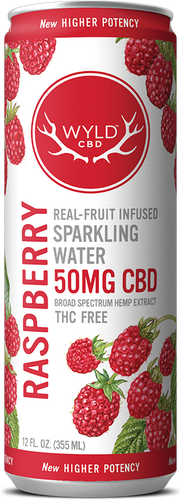 Wyld CBD Sparkling Water | Real Fruit Flavors & USA Hemp Extract